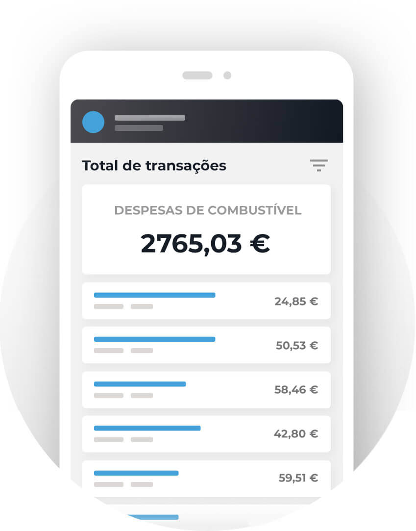 Gerir a sua conta online | Radius Fuel Solutions